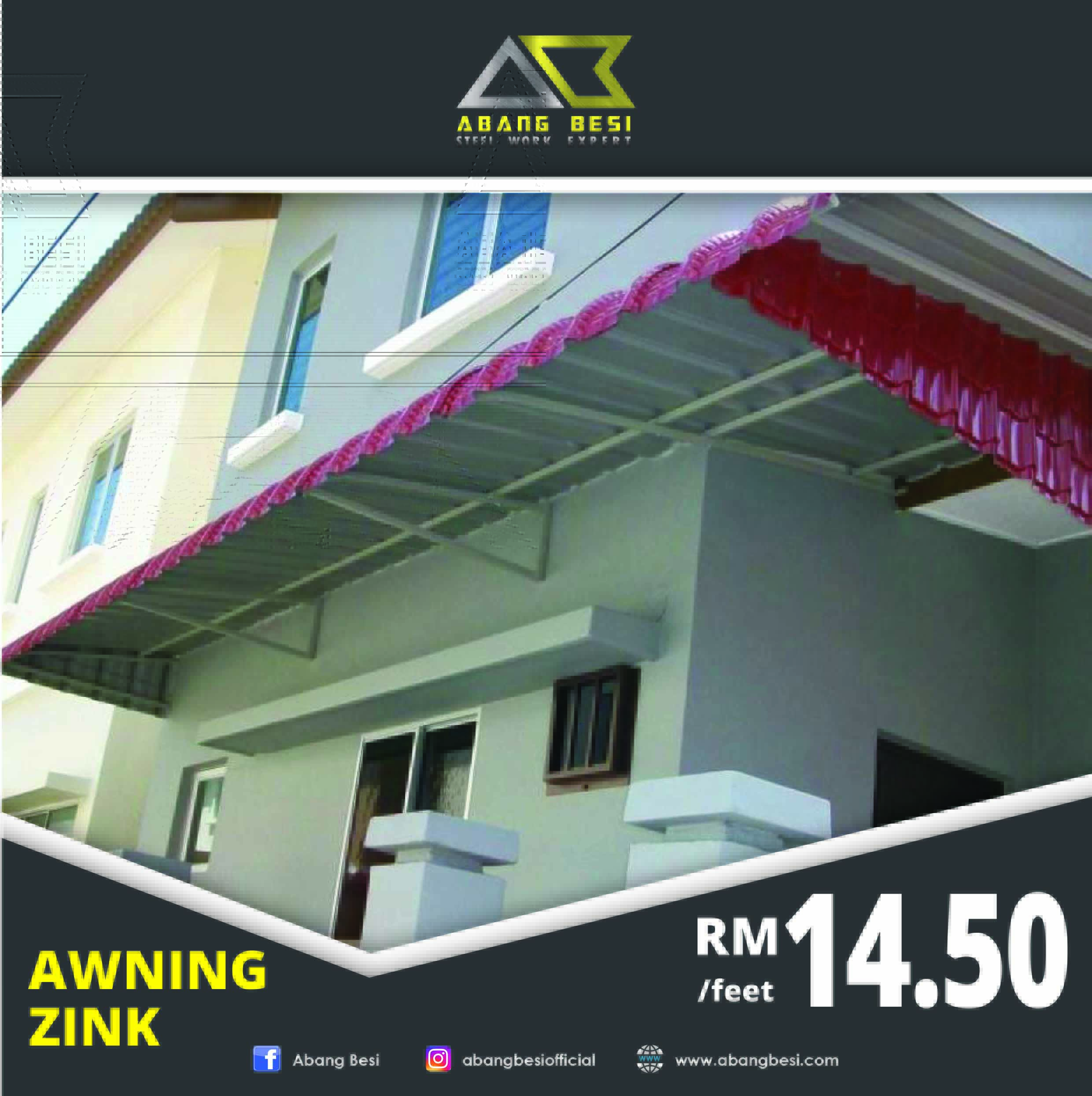 Awning Zink - AbangBesi
